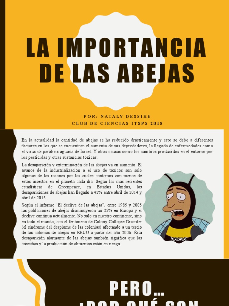 La Importancia de Las Abejas | PDF | Western Honey Bee | Miel