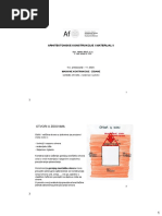 Projektovanje Zgrada-Presjeci | PDF