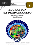 Grade 6 ESP Module 1 Final | PDF