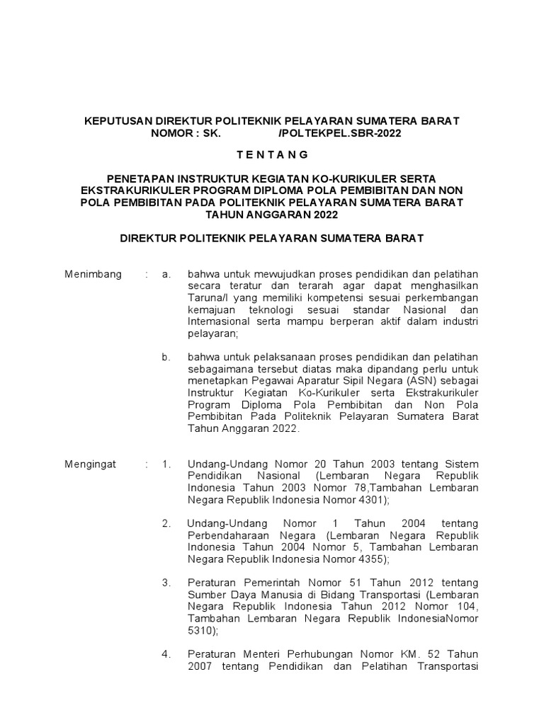 SK. KOKUR & EKSKUL 2022 Baru | PDF