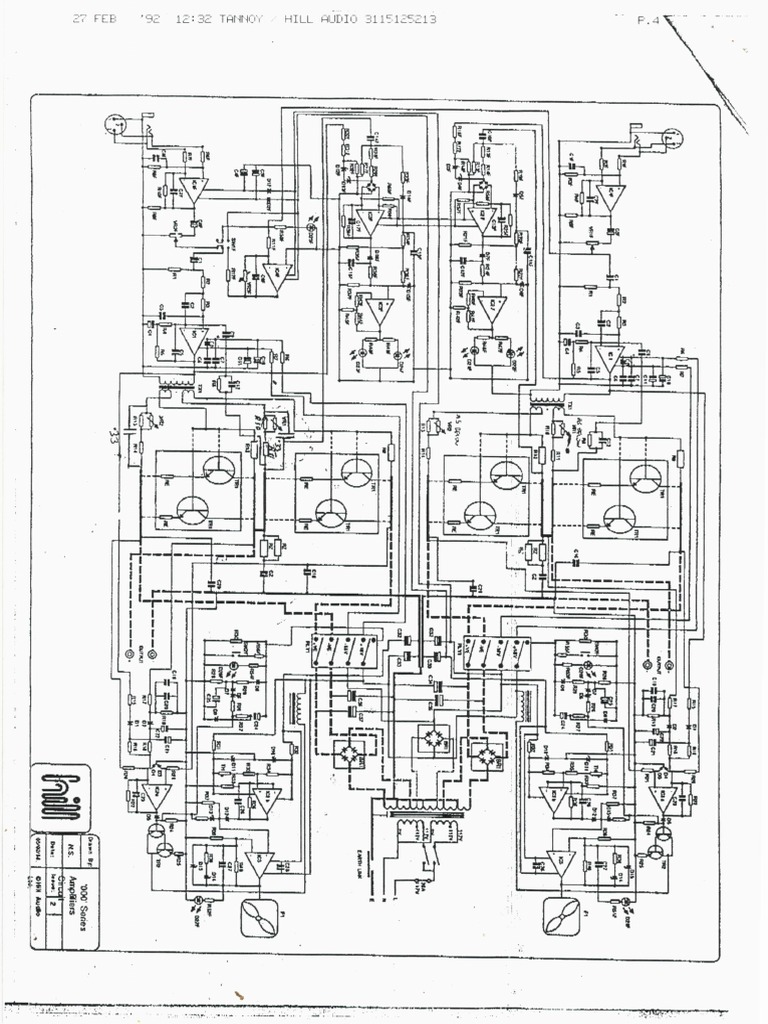 Hill DX1000-2000-3000 Series Schematics | PDF