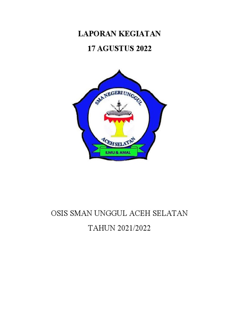 Laporan Kegiatan 17 Agustus | PDF