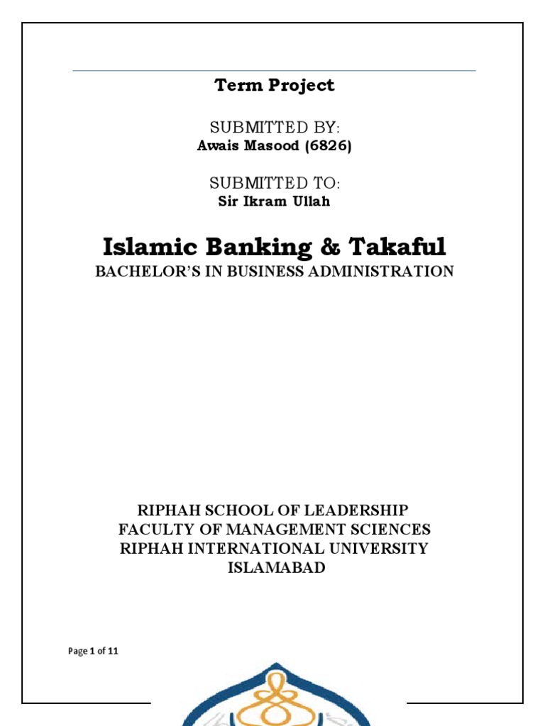 Awais Masood - Term Project | PDF | Valuation (Finance) | Memorandum Of ...