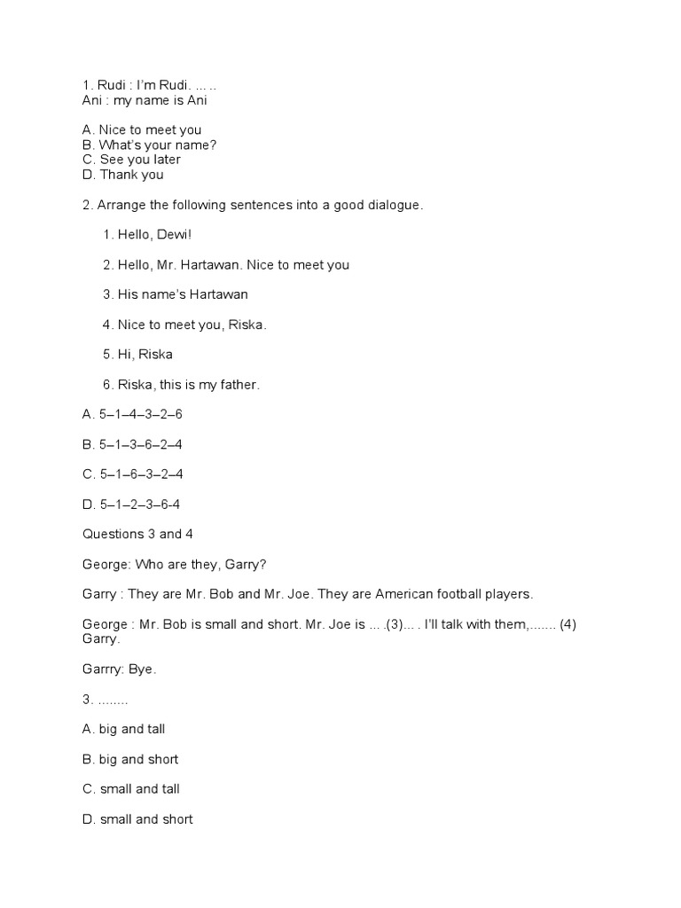 Soal English Pdf Peafowl