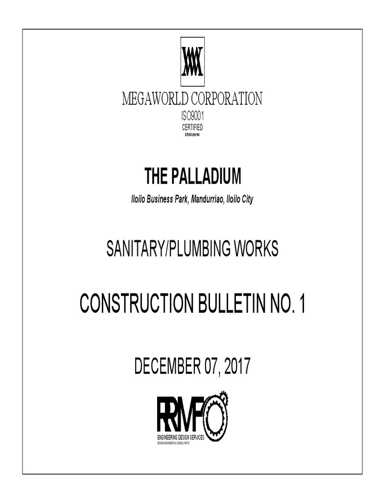 PLDM Plumbing FCD Plan | PDF