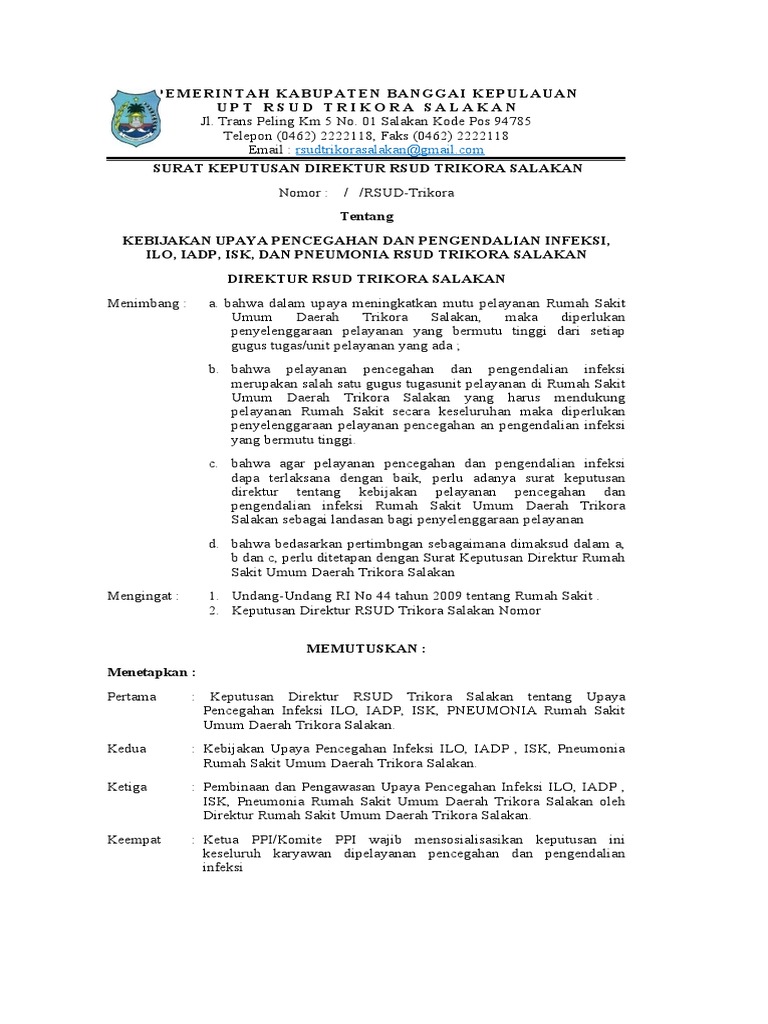 Kebijakan Spo Ilo, Isk, Iadp Pneumonia | PDF | Kesehatan Holistik | Teknologi & Rekayasa