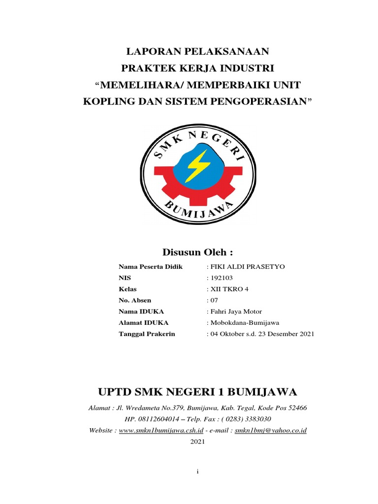 Laporan PKL Piki Revisi 1 | PDF | Bisnis | Seni