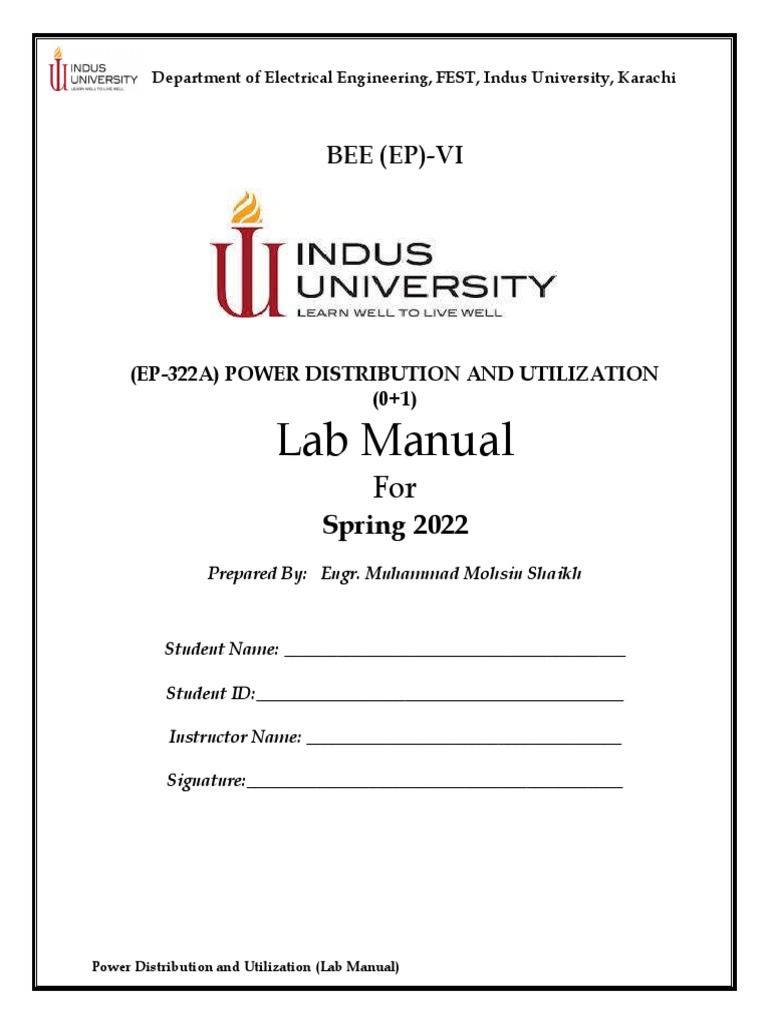 Lab Manual: Bee (Ep) - Vi | PDF | Business | Technology & Engineering