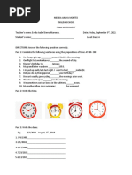 KG3 English Worksheet | PDF | Linguistics