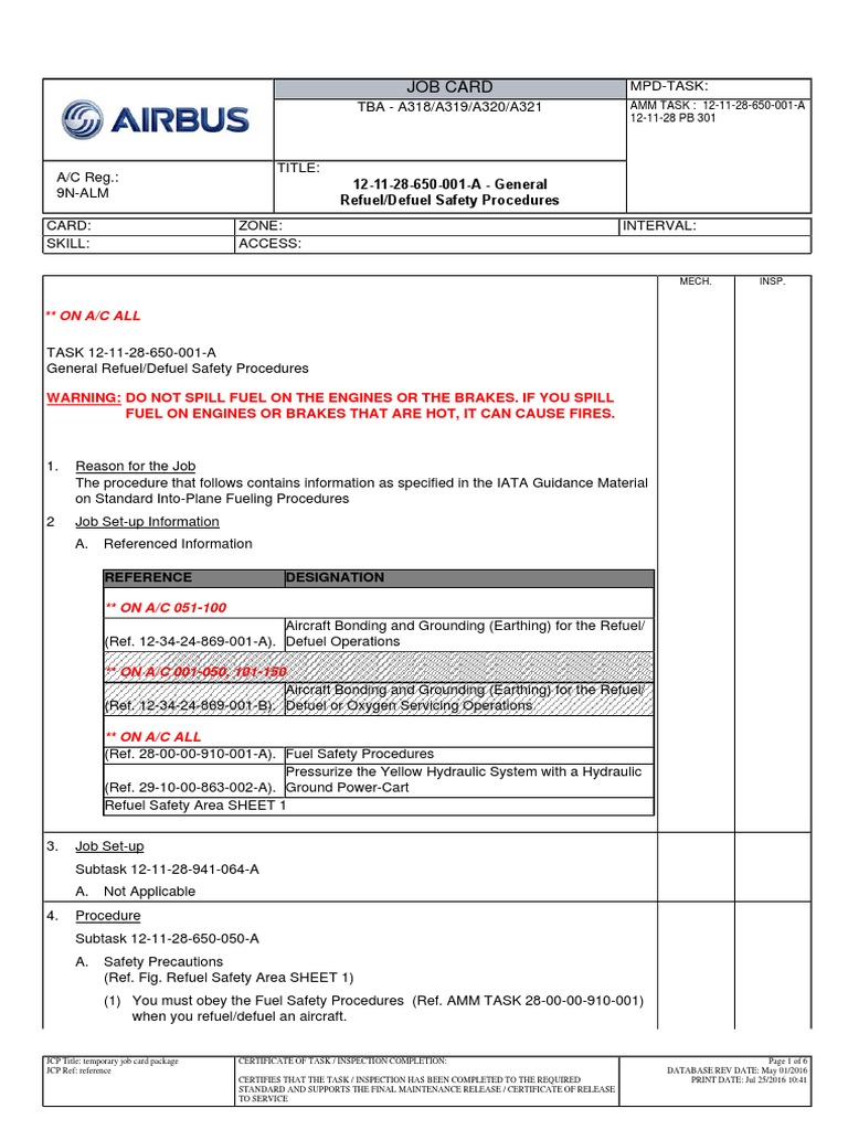 General Refuel-Defuel Safety Procedures | PDF | Aerial Refueling | Aviation