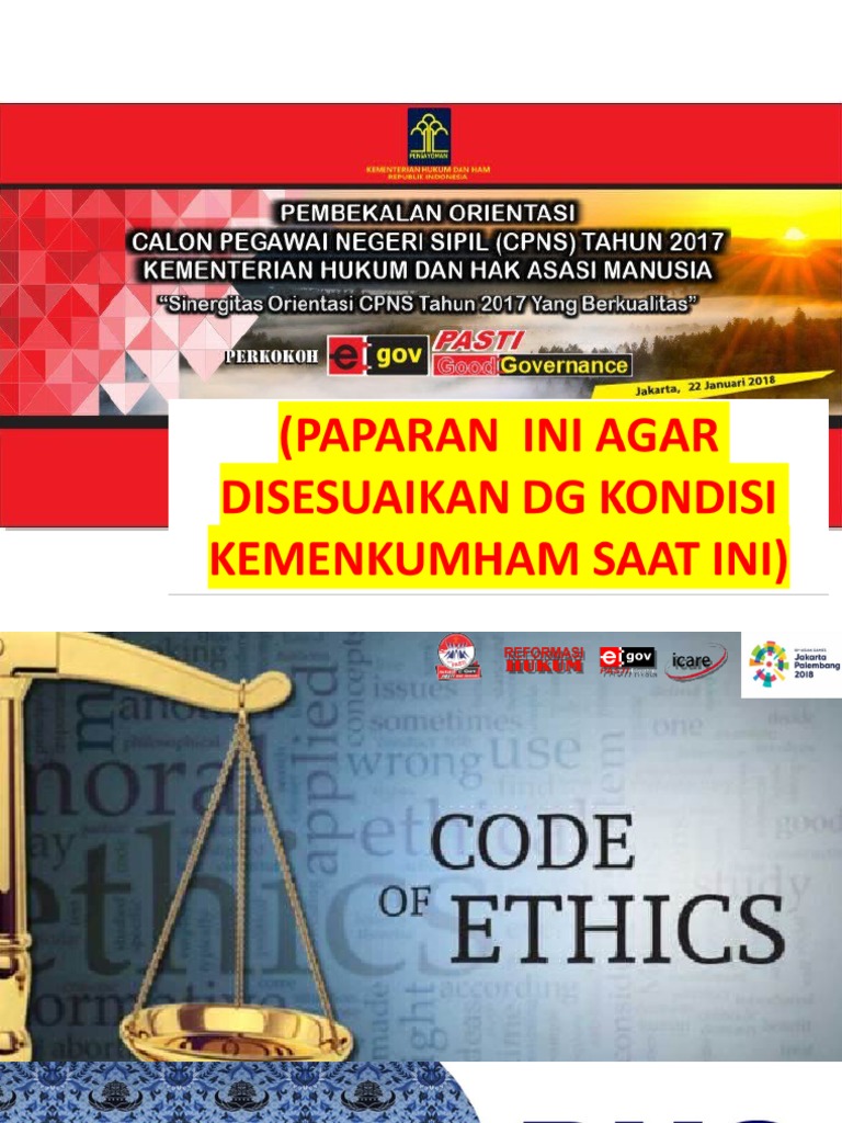 Contoh Modul Kode Etik PNS | PDF | Karier & Perkembangan