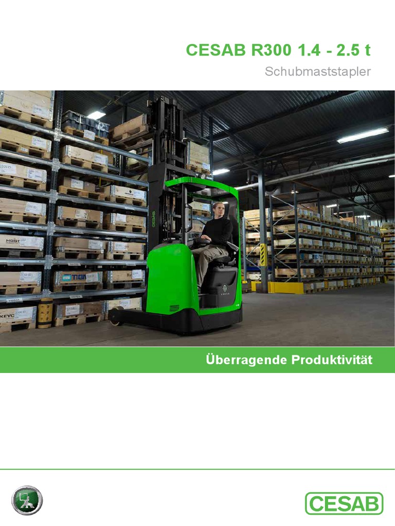 CESAB R300 1.4 - 2.5 T Technical Specifications | PDF