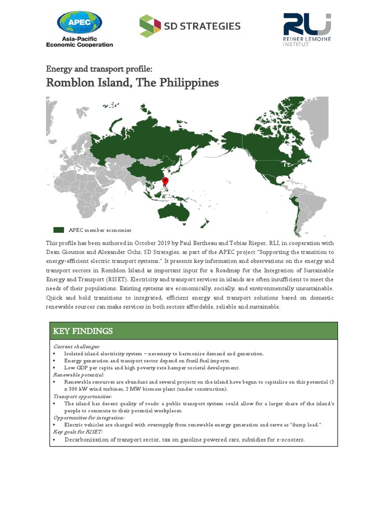 Profile_Romblon_Island | PDF | Wind Power | Renewable Energy