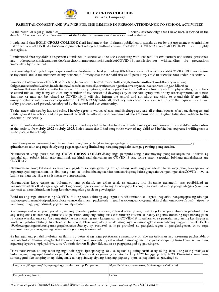 EDITED CONSENT | PDF | Informed Consent | Health Sciences