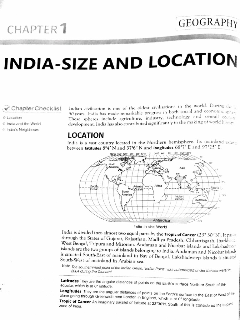 Geography Chapter 1 | PDF