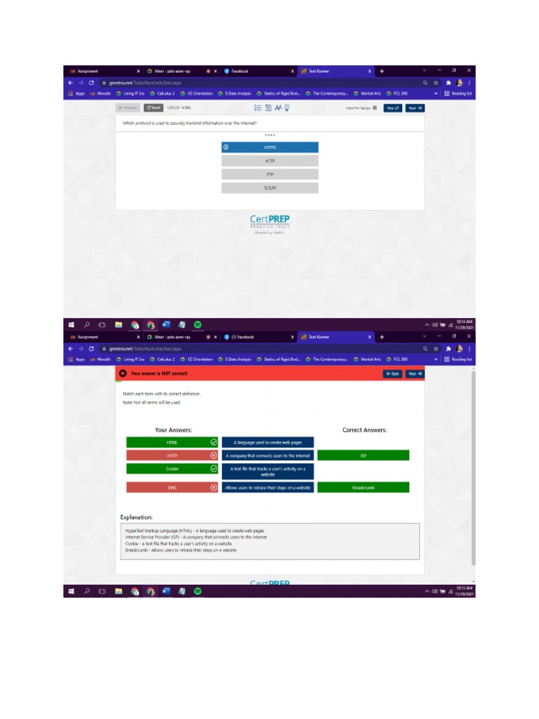 Gmetrix Answers | PDF