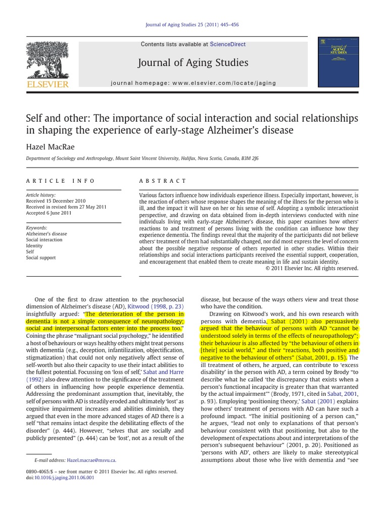 The Importance of Social Interaction and Social Relationships | PDF ...