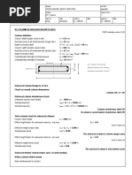 Pedestal and Column Design Calculations | PDF | Column | Bending