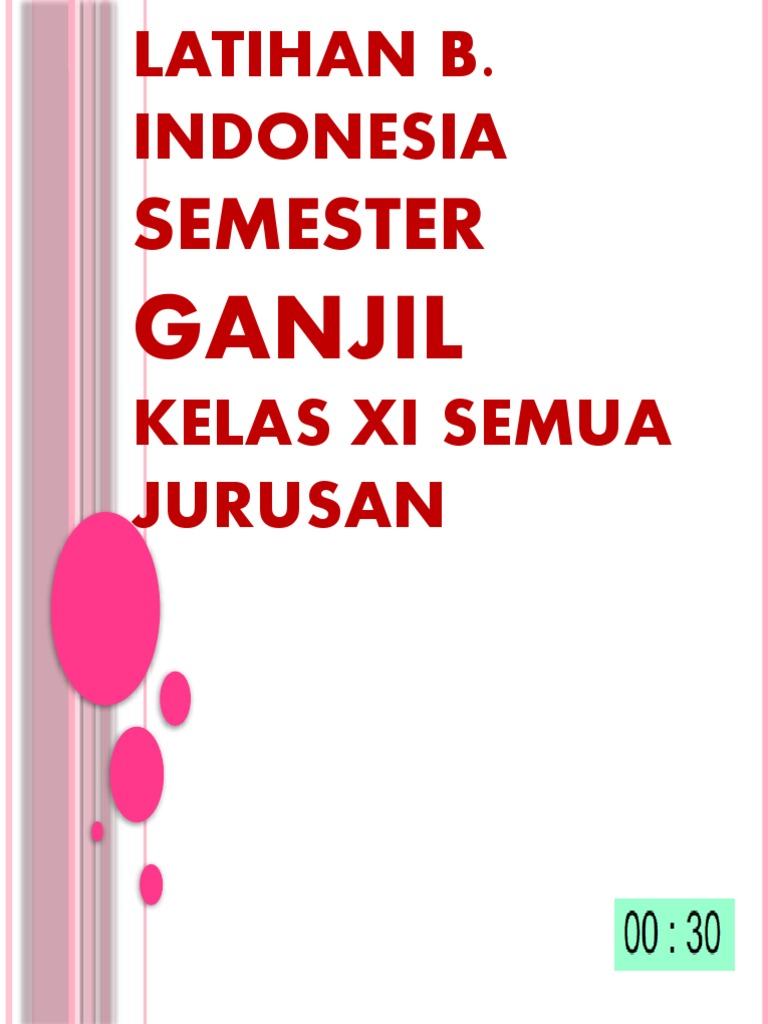 Soal Ujian Bahasa Indonesia Kelas Xi Pdf
