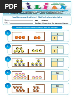 Lembar 01 - Membandingkan Banyak Benda Kelas 1 SD | PDF