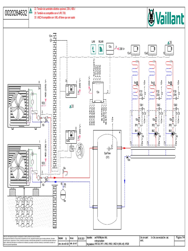 Esquema en Cascada Vaillant | PDF | Electrodoméstico | Equipo