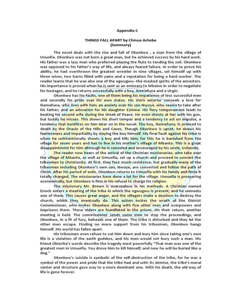 Things Fall Apart | PDF