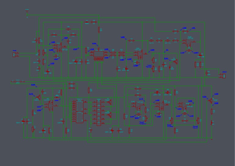 Elektronika Flanger PE11 Schematic Diagram | PDF