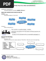 Senior High Lesson: Local Governance | PDF | Governance | Justice