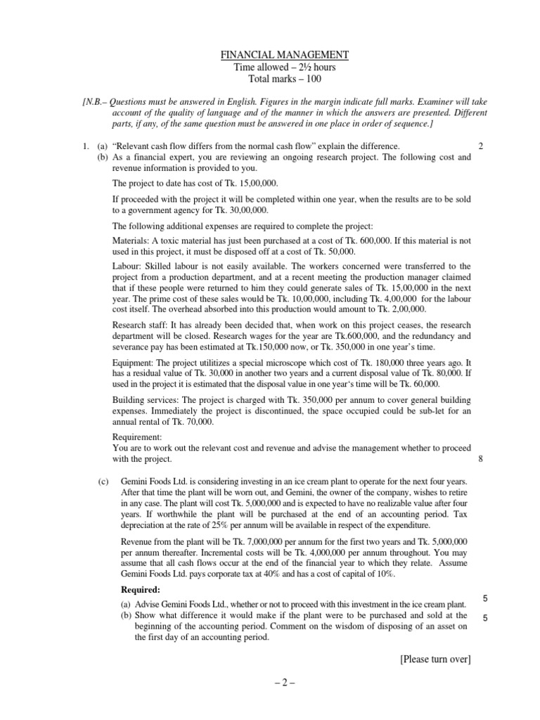AL Financial Management Nov Dec 2013 | PDF | Capital Structure | Swap ...