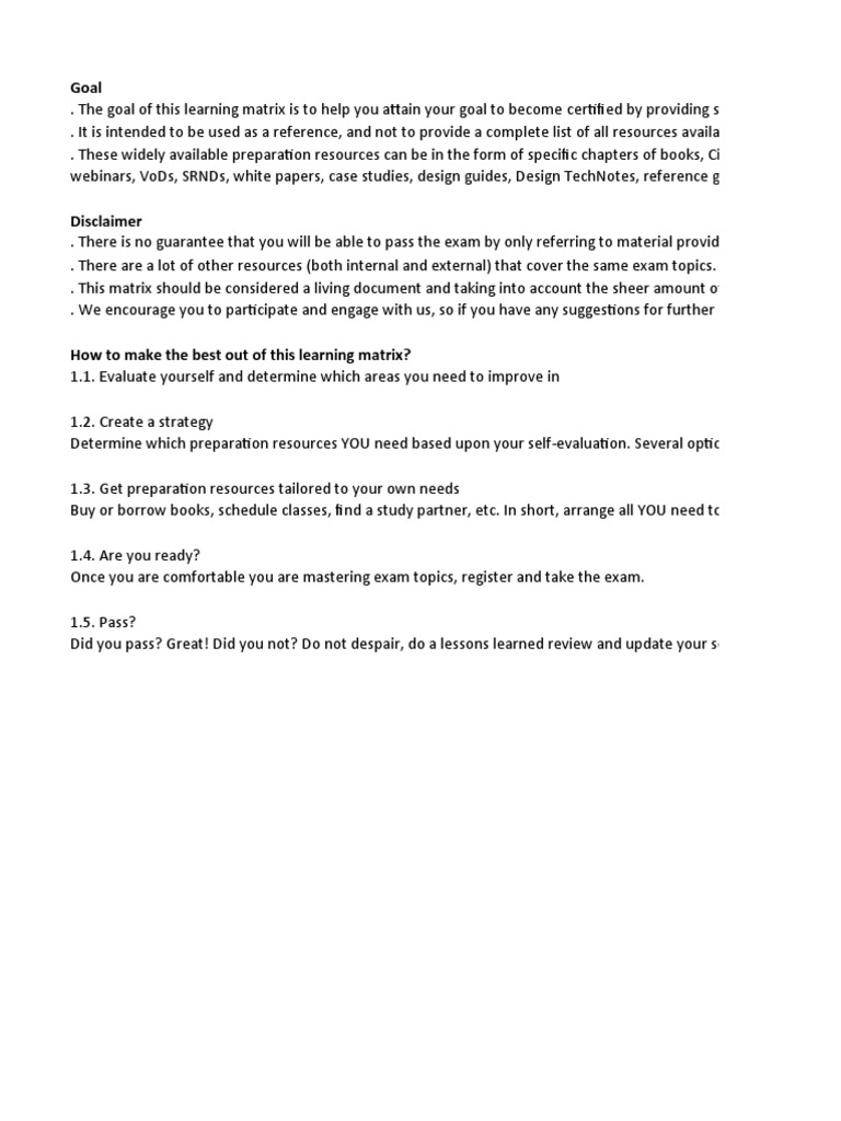 CCIE Security v6 Learning Matrix | PDF | Computer Network | Virtual Private Network
