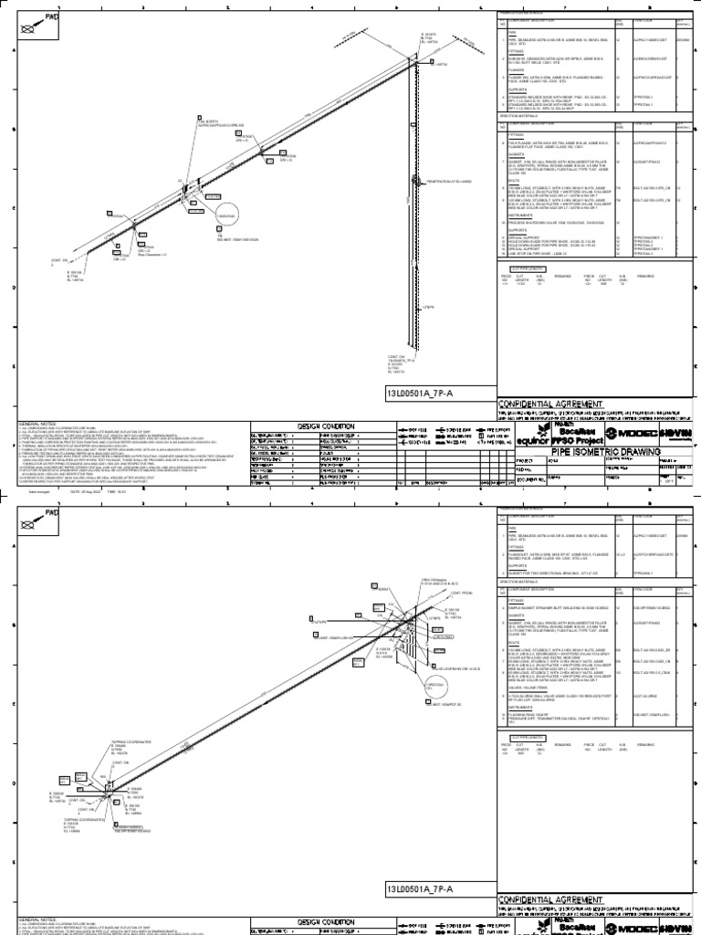 13L00501A - 7P-A: General Notes | PDF | Pipe (Fluid Conveyance) | Plumbing