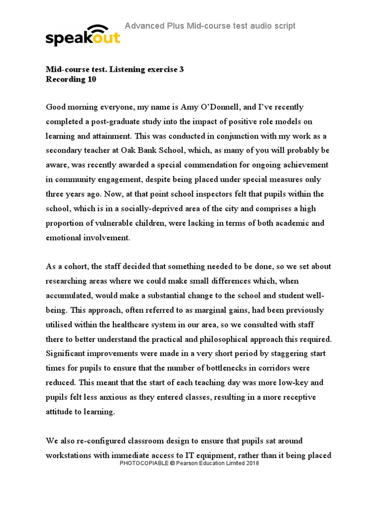 Mid Course Test Le 3 | PDF | Teaching Method | Learning