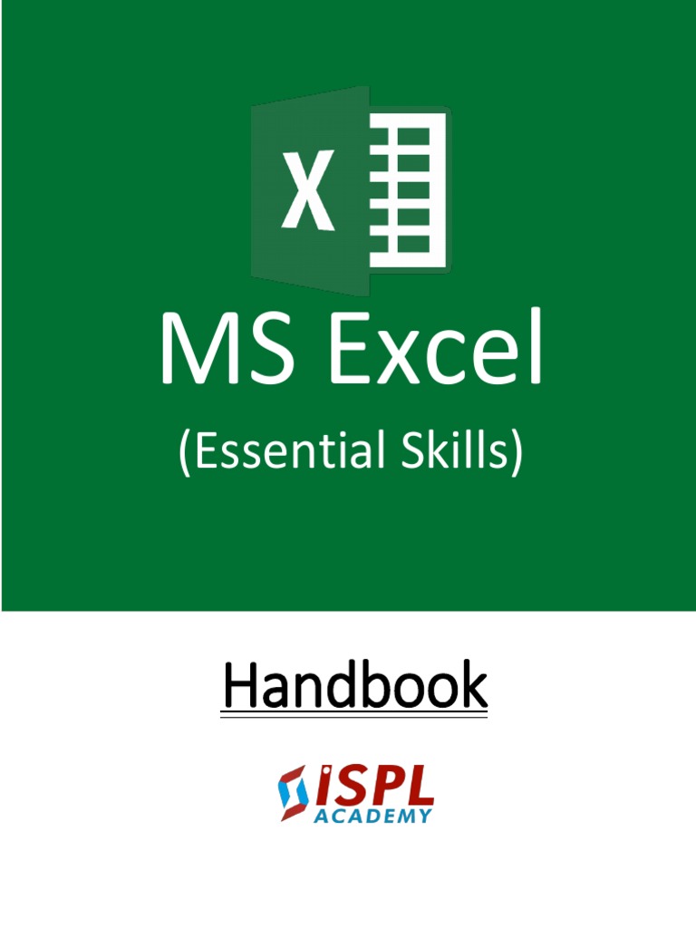 Ms Excel Handbook (Essential Skills) | PDF