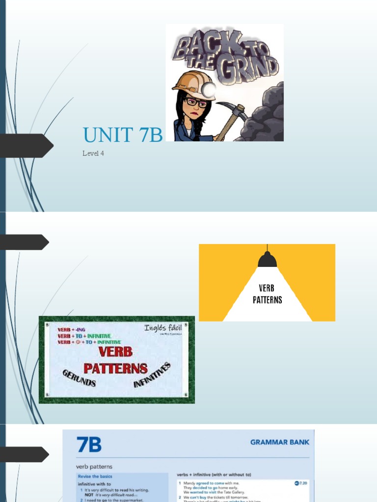 LEVEL 4-Verb Pattern | PDF