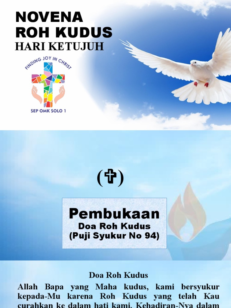 Novena Roh Kudus Hari Ketujuh | PDF