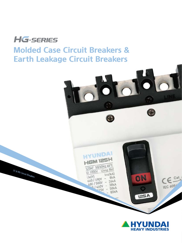 Catalog HYUNDAI HGM MCCB | PDF | Electronics | Electrical Engineering
