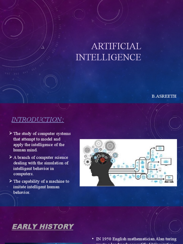 Artificial Intelligence: B.Asreeth | PDF | Artificial Intelligence ...