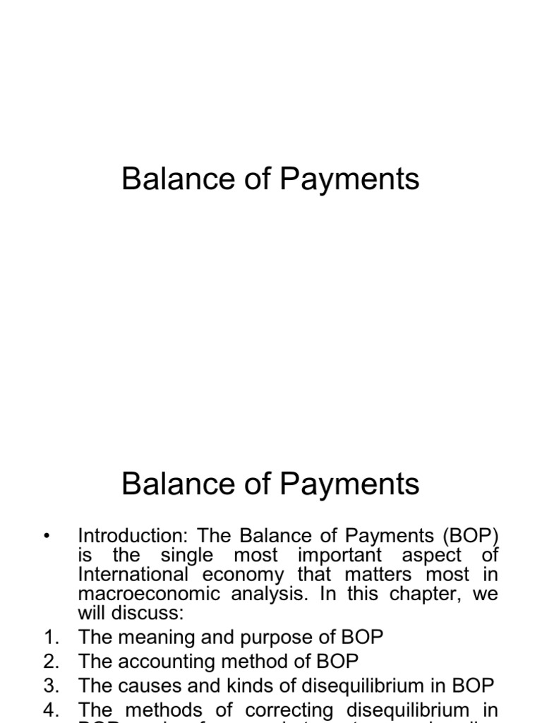 Understanding Balance of Payments | PDF | Current Account | Balance Of ...