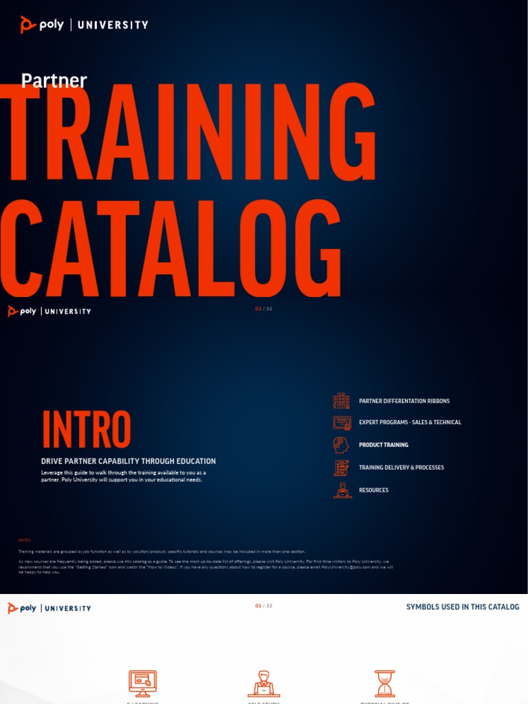 Poly Partner Training Catalog For Poly University - English | PDF | Educational Technology ...
