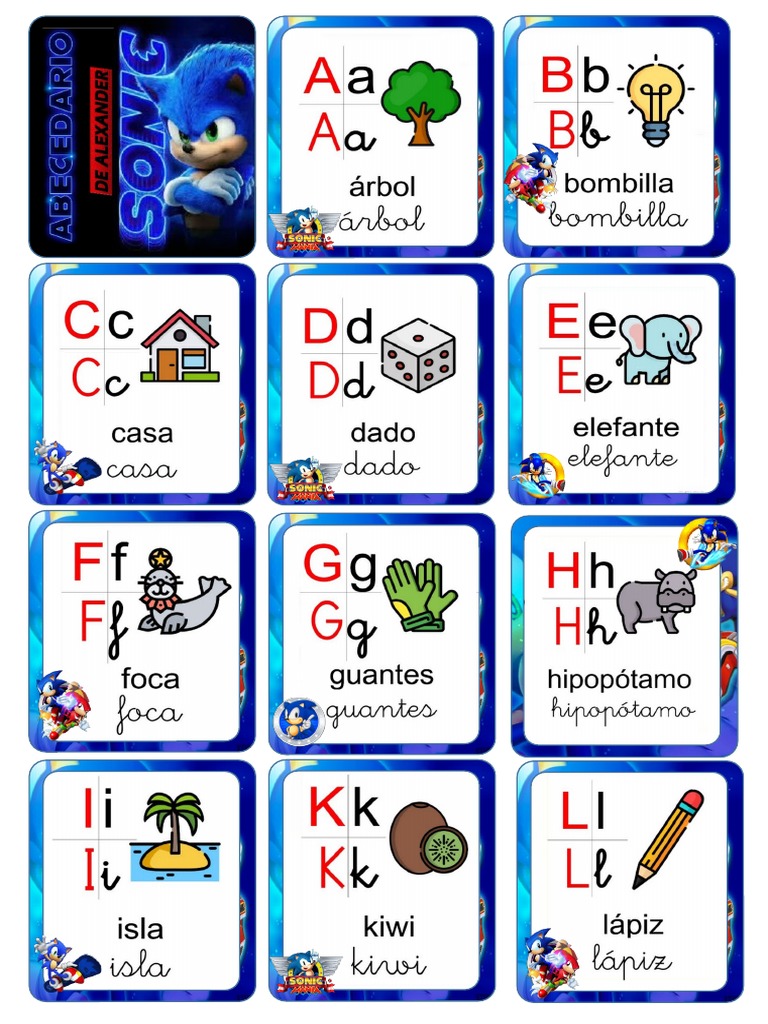 Abecedario Sonic | PDF
