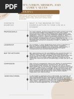 Vision Mission and Core Values of OLFU | PDF | University | Goal