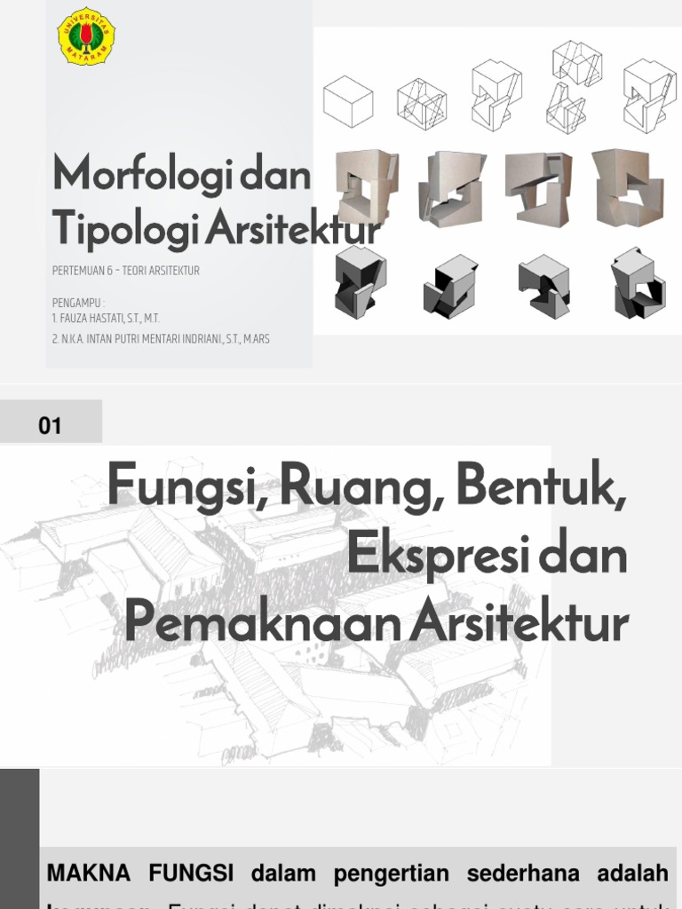 Morfologi dan Tipologi Arsitektur | PDF