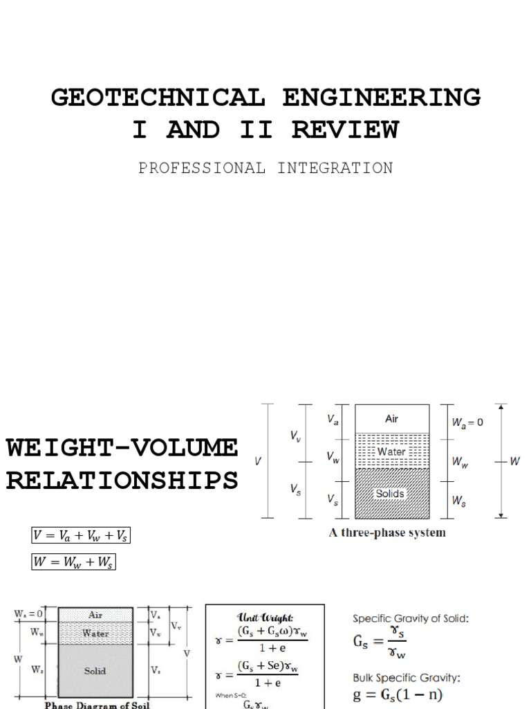 Soil Mech Day 1 | PDF | Soil Mechanics | Earth Sciences