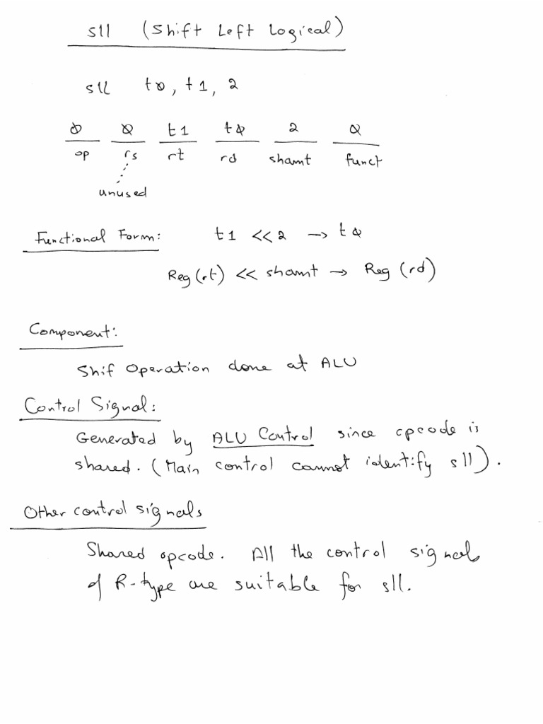 04-Single Cycle Datapath Exercises | PDF
