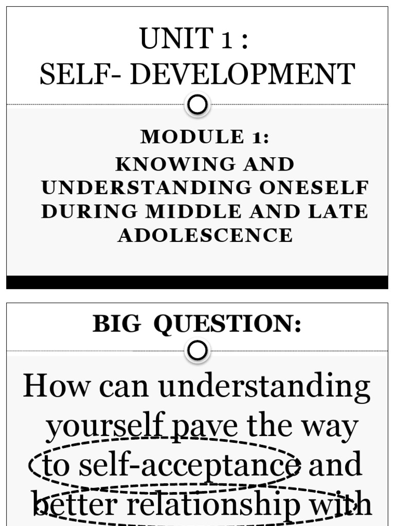 Self Concept 1 | Download Free PDF | Self | Self Concept