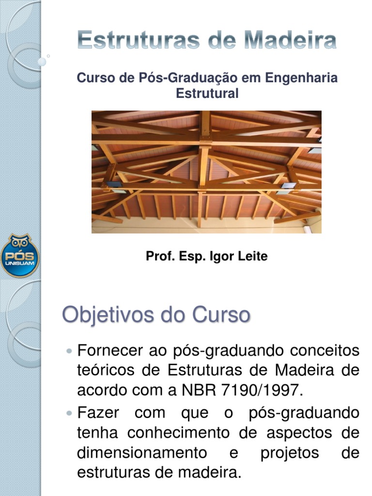Estruturas de Madeira na Engenharia | PDF | Madeira | Estresse (Mecânica)