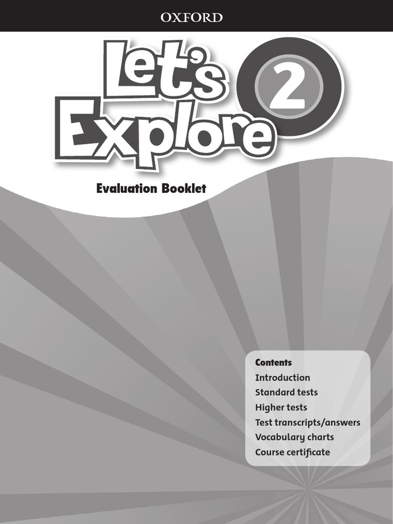 Lets Explore 2 Evaluation Booklet Másolata | PDF | Vocabulary | Evaluation