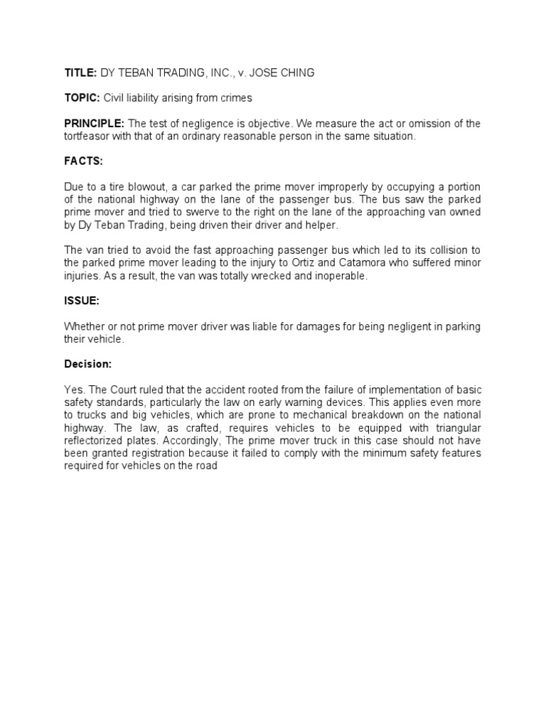 023 Dy Teban v. Ching, 543 SCRA 560 | PDF | Business | Law