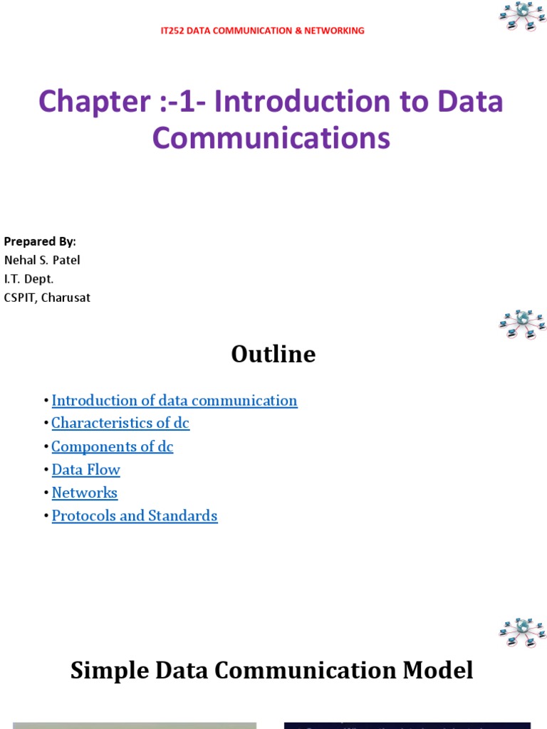 Introduction To Data Communication | PDF | Computer Network | Network Topology