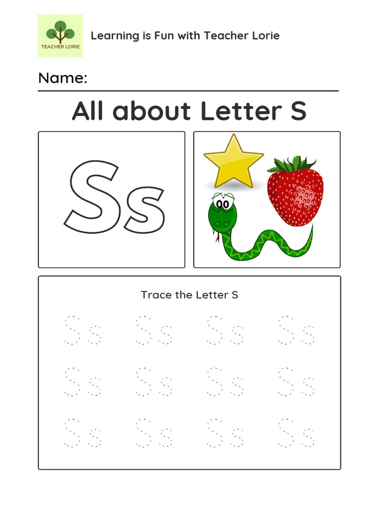Letter Ss Activities | PDF